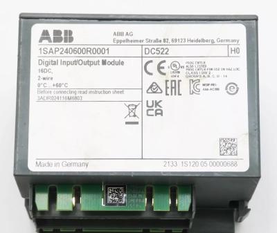 China PLC 24V Digital IO Module DC522 1SAP240600R0001 ABB Novo em folha à venda
