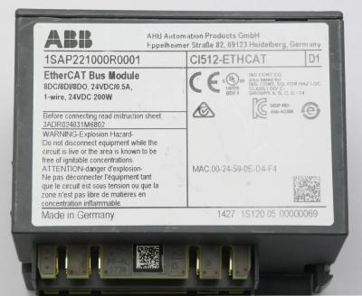 中国 CI512-ETHCAT ABB 全新デジタルIO通信モジュール24V 販売のため