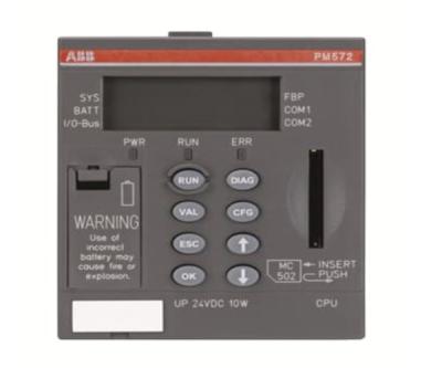 Cina ABB 1SAP130200R0200 PLC SD-Card Slot LCD Display Module PM572 in vendita