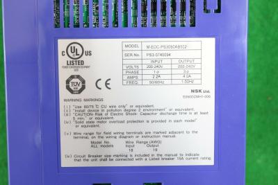Китай NSK M-EDC-PS3090AB502 MEDC Прецизионный сервопривод 450W 0-15A 0-30V постоянного тока продается