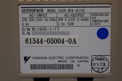 中国 Yaskawa CACR-4R4-JS1VA ACサーボドライブ 最大降水/ネットワーク 31 販売のため