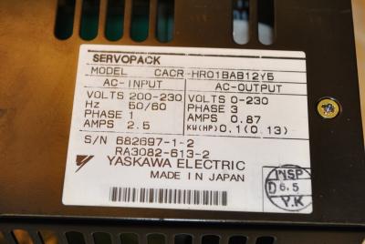 中国 ヤスカワ CACR-HR01BAB12Y5 サーボドライブ ダイナミックレンジ 35 DB 販売のため