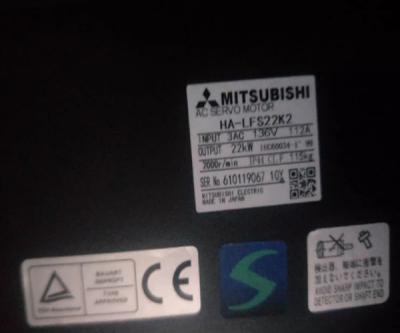 Китай Сервомотор Mitsubishi HA-LFS22K2-S3 Скорость 2000V/P, для сервомотора MR-J2S продается