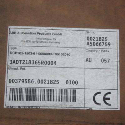 Китай АББ 3ADT218365R0004 DCB505-1503-61-0000000-T06102010 продается