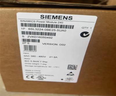 Cina Modulo di potere ridondante di Sinamics G120 del modulo di alimentazione di 6SL3224-0BE34-5AA0 Siemens PM240 in vendita