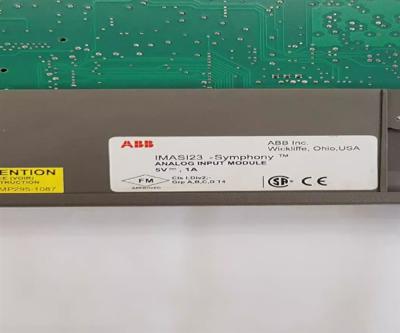 Cina ABB IMASI23 Modulo di ingresso analogo universale   16 canali in vendita