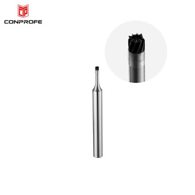 China 10 Flutes Corner Radius End Mill 0.006 Net Weight (Kg) Silvery Grey Carbide Bull Nose for sale