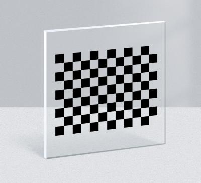 China OpenCV Checkerboard Calibration Board Glass Metal Materials for sale