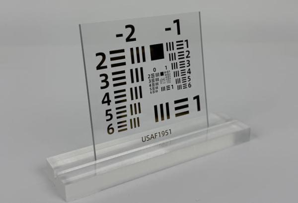 Quality High Precision USAF 1951 Resolution Calibration Board For Testing Camera for sale