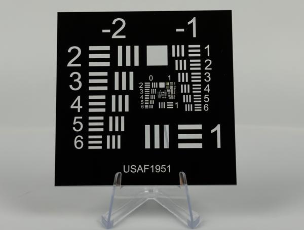 Quality High Precision USAF 1951 Resolution Calibration Board For Testing Camera for sale
