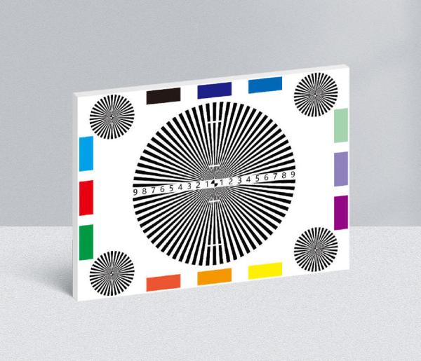 Quality Lens Calibration Focusing Test Card For Surveillance Cameras Photography Equipment for sale