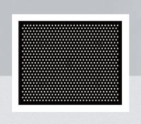 Quality Photolithography White Film Dot Array Calibration Board Lightweight Impact for sale