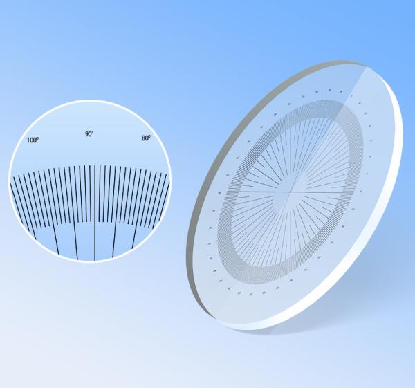 Quality High Precision Quartz Glass Reticle Photolithography Reticle for sale