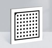 Quality Halcon Circular Dot Calibration Board high positional accuracy For Camera for sale