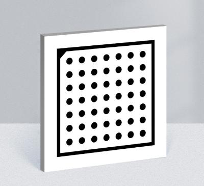 China Halcon Circular Dot Calibration Board high positional accuracy For Camera Robotics for sale