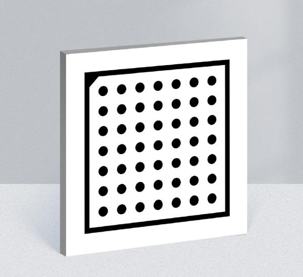 Quality Halcon Circular Dot Calibration Board high positional accuracy For Camera Robotics for sale