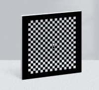 Quality Black And White Checkerboard Calibration Target / Camera Calibration Chessboard for sale