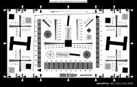 Quality Enhanced Resolution Test Chart ISO12233 4000 Lines For High Precision Imaging for sale