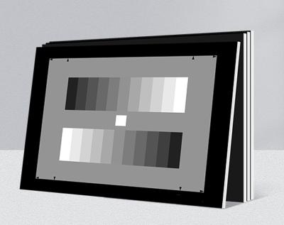 China 11 Step Grayscale Test Chart Transmissive & Reflective Types Gray Scale Card for sale