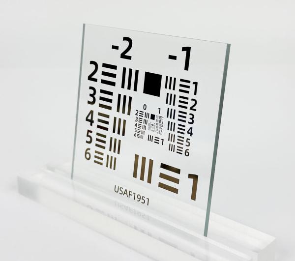 Quality High Precision Resolution Test Card USAF1951 Positive / Negative Film for sale