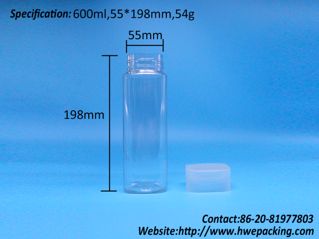 Snack Candy Clear Square Wide Mouth Food grade PET Plastic Jars Screw Top Lids