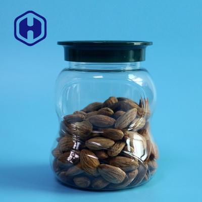 China Beans Peanut PET Screw Top Plastic Jar 400ml 108mm Height FSSC for sale
