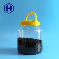 China Transparent 2800ml Round Leak Proof PET Plastic Jar for Pickle Packaging for sale