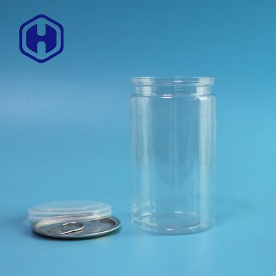 중국 식품 누출 내구성을 위한 410개 밀리람베르트 211# 쉬운 개방 비어 있는 투명 플라스틱 애완 캔 판매용