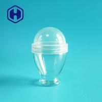 China Cute 140ml Bpa Free Airtight Plastic Packaging Jar Children Baby Food Egg Shape for sale