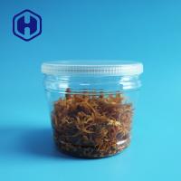 China Clear PET Plastic Jar 680ml Round Truncated Cone Shape Food Grade Container for sale