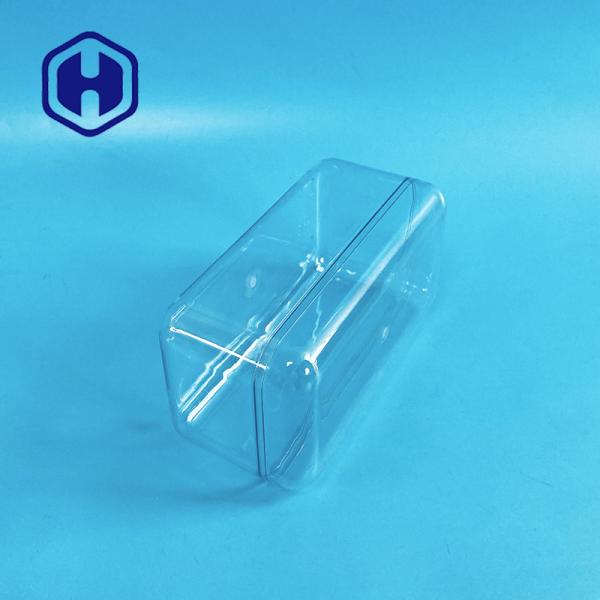Cake Pastries Disposable Square PET Plastic Food Box Transparent Packing
