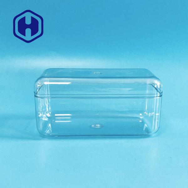 Cake Pastries Disposable Square PET Plastic Food Box Transparent Packing