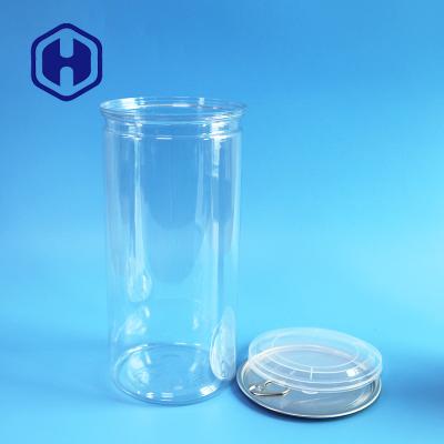 China 1380 ml Popcorn Bohnen klare PET-Dose mit breitem Mund für mühelose Füllung und Verteilung zu verkaufen