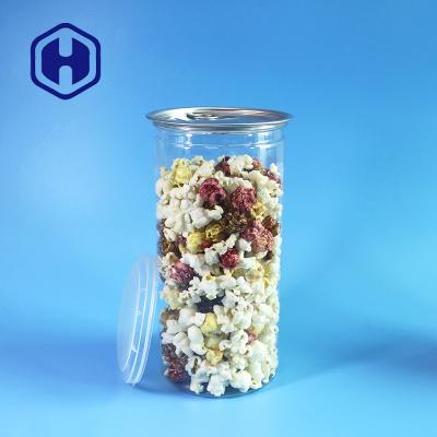 China 1380 ml Popcorn Bohnen klare PET-Dose mit breitem Mund für mühelose Füllung und Verteilung zu verkaufen