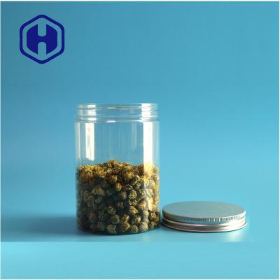 Chine Transparent Fasterners Screws Wide Mouth Gift Cosmetic Screw Cap PET Plastic Jars à vendre