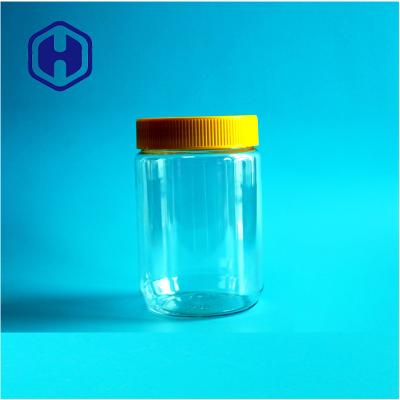 Chine Empty PET Fancy Cheap Peanut Butter Packaging Clear Plastic Candy Jars à vendre