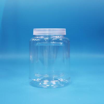 China Capacidad de agua de 1200ml / 40.56oz Jar de embalaje de plástico con 62g de peso corporal neto e invertir moldeado o logotipo de impresión en venta