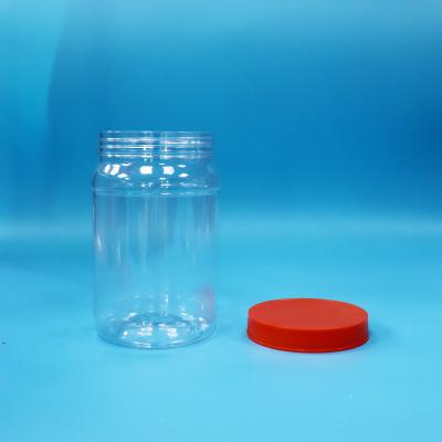 China Temperatura máxima por debajo de 40 °C Jar de embalaje de plástico con opciones de sellado Sella sensible a la presión Diámetro 98X Alturas 153 mm en venta