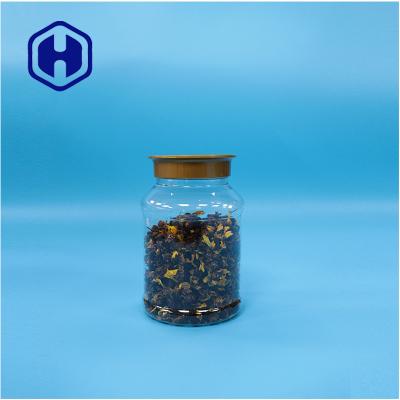 중국 둥근 모양의 투명한 식품 포장 플라스틱 땅콩 버터 쿠키 사탕 병 판매용