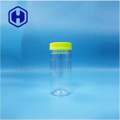 중국 맑은 둥근 건조식품 플라스틱 선물 과자 설탕 견과류 PET 잔 스크루 상단 뚜?? 판매용