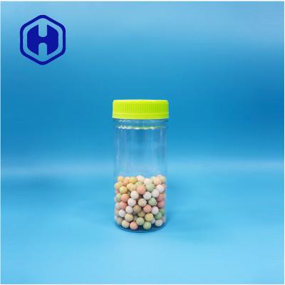 중국 둥근 모양 투명한 식품 플라스틱 선물 과자 설탕 견과류 PET 포장 병 판매용