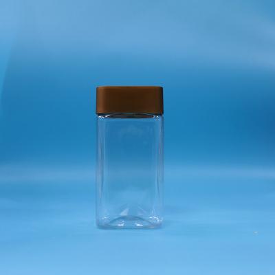 중국 맞춤형 디자인 플라스틱 PET 사탕 상자 및 사각형 캔 상자 사탕을 완벽하게 유지 판매용