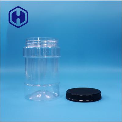 China 850 ml / 28.8 oz Vierkant Plastic Packaging Jar met Flat Screw Cap Aanpasbare Watercapaciteit Variëteit Te koop