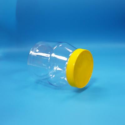 China Maximale temperatuur onder 40 °C PET-zoete suikerpot Diameter 111 x hoogte 132 mm voor uw bedrijf Te koop