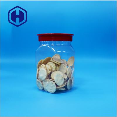 China Verpakkingspot met 87 mm hals afwerking van kunststof voor koekjes met drukgevoelige afdichting en robuuste constructie Te koop