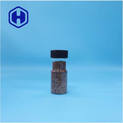 중국 투명한 PET 마스터드 소금 검은 후추 가루 커리 향신료 잔 플립 톱 캡 판매용