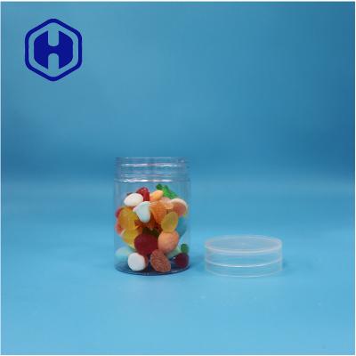 중국 둥근 투명한 플라스틱 PET 달콤한 과자 쿠키 견과류 후추 식품 등급 병 판매용