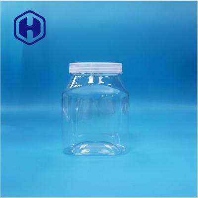 중국 독특한 모양의 플라스틱 PET 건조식품 과일 과자 병 평면 나사 상단 뚜?? 판매용