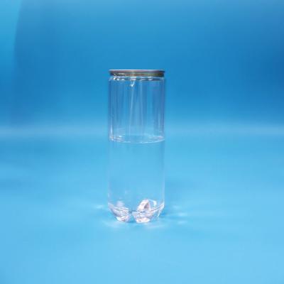 중국 쉽게 열 수 있는 알루미늄 뚜?? 으로 밀폐 할 수 있는 빈 투명한 PET 소다 음료 캔 판매용