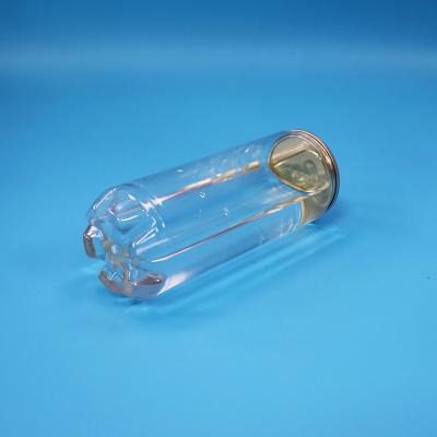 중국 쉽게 열 수 있는 알루미늄 뚜?? 으로 밀폐 할 수 있는 빈 투명한 PET 소다 음료 캔 판매용